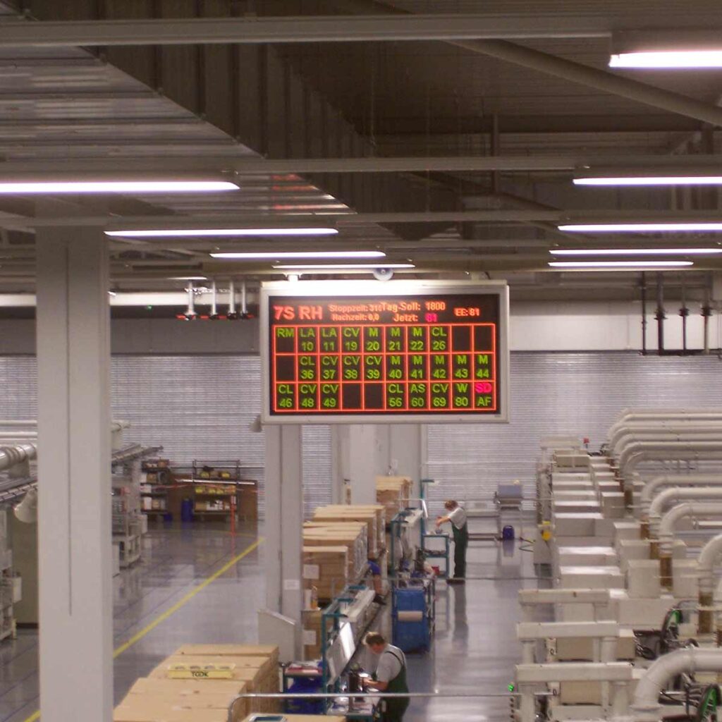 Andon boards from Brandmaier "Made in Germany"